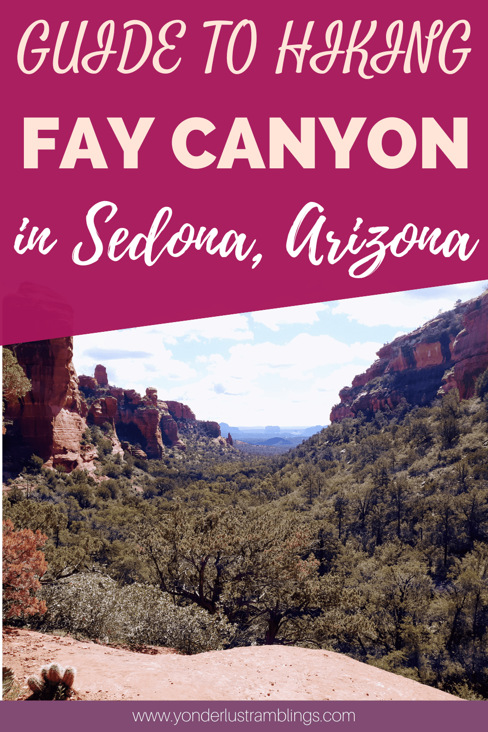 Guide to Hiking the Fay Canyon Trail in Sedona