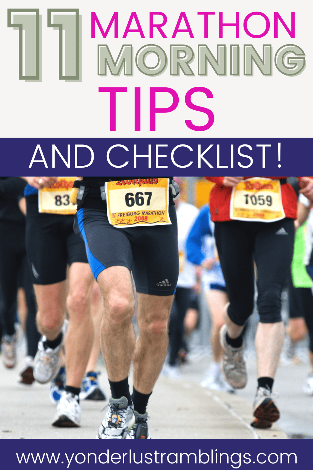 11 Morning of Marathon Tips and Checklist