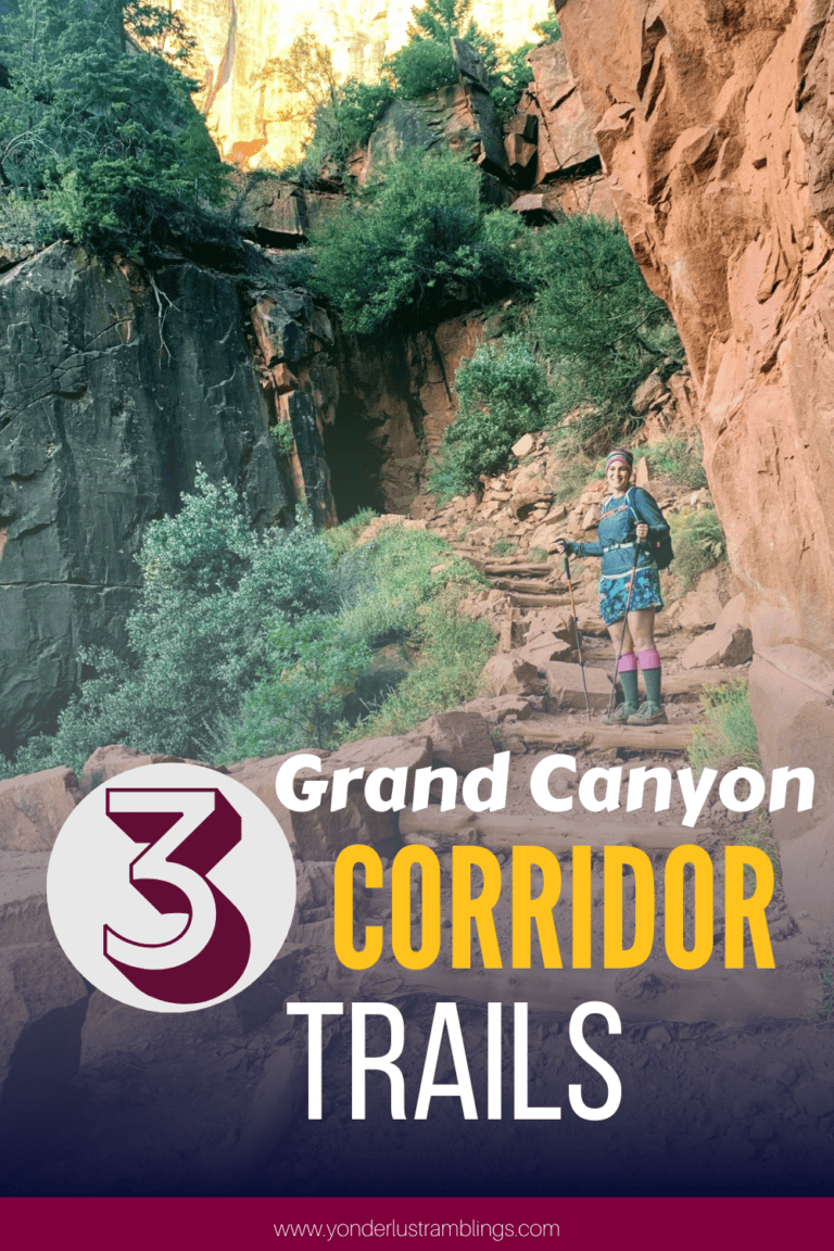 The 3 Inner Corridor Trails in Grand Canyon National Park