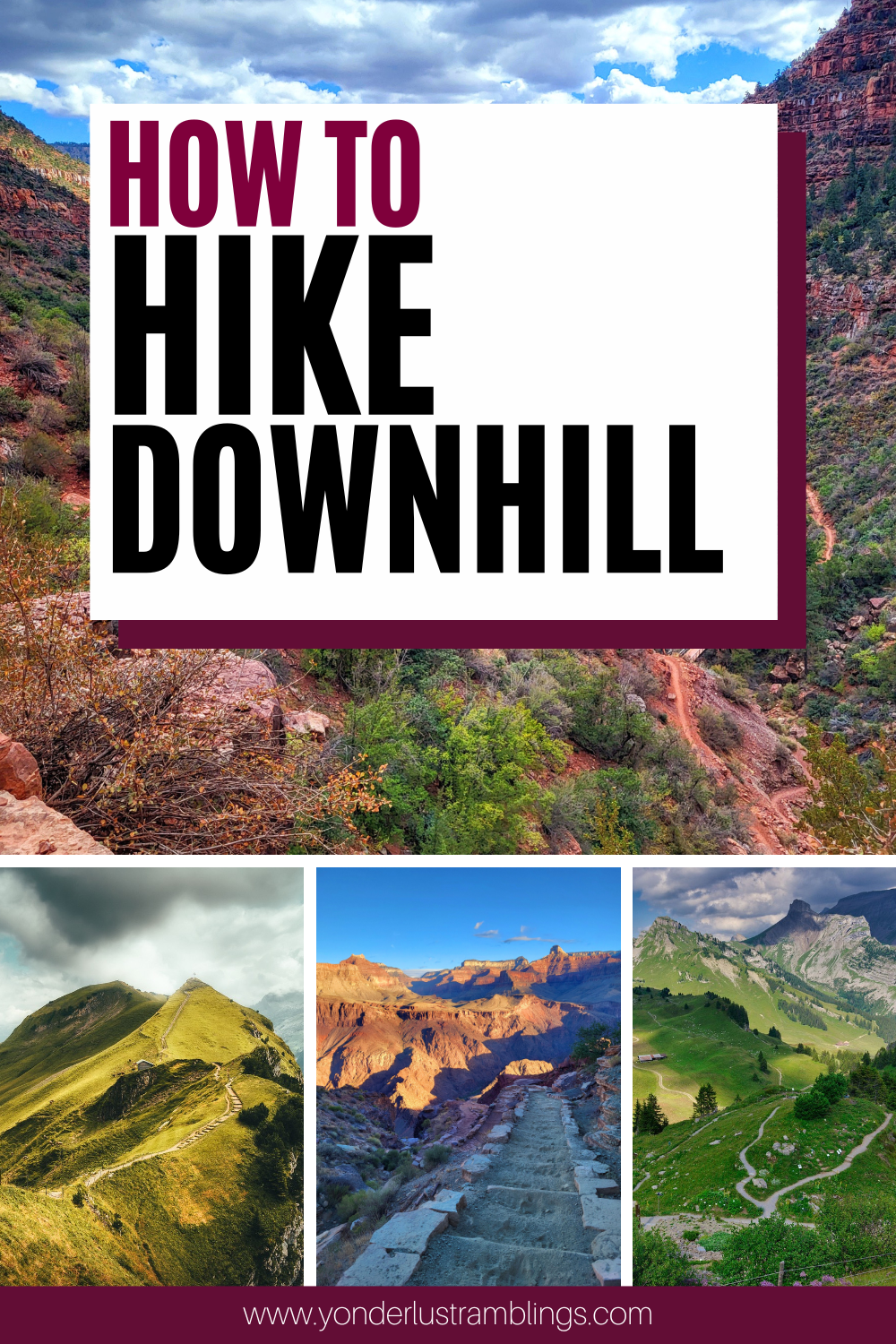 Training Plan for How to Hike Downhill