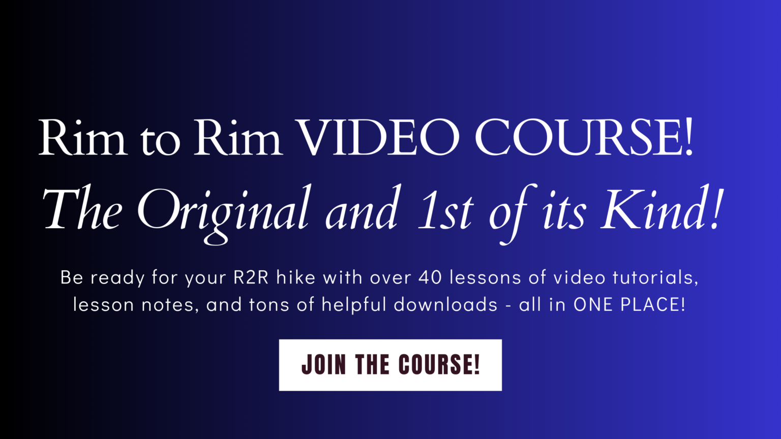 A Complete Step by Step Rim to Rim Training Plan